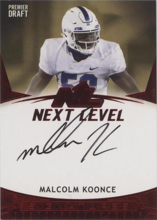 2021 Sage Premier Draft - Next Level Autographs Red #21NL-MK Malcolm Koonce (AU, RC) for sale ...