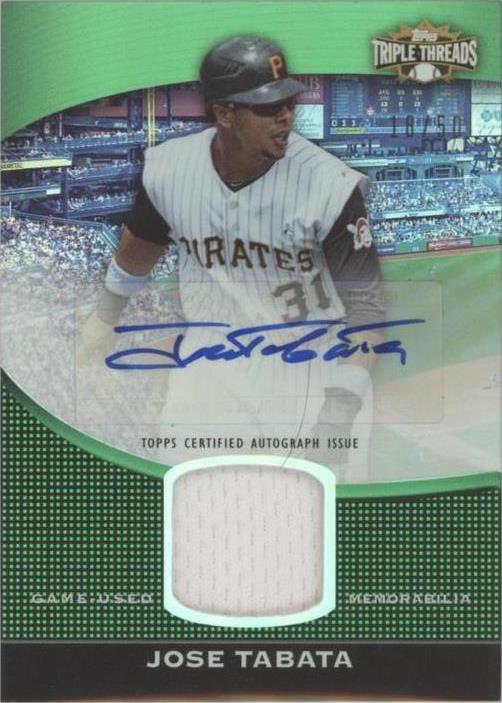 2011 Topps Triple Threads - Unity Autograph Relic Emerald #TTUAR-55 ...