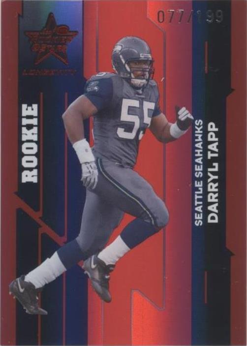 2006 Leaf Rookies & Stars Longevity - Rookie Ruby #166 Darryl Tapp /199 ...