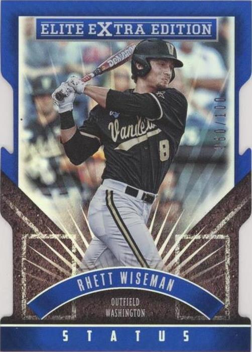 2015 Panini Elite Extra Edition - Rhett Wiseman #104 Status Blue Die ...