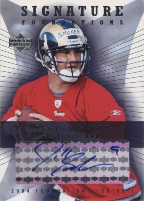 2004 Upper Deck Foundations - Signature Foundations #SF-JS Jeff Smoker ...