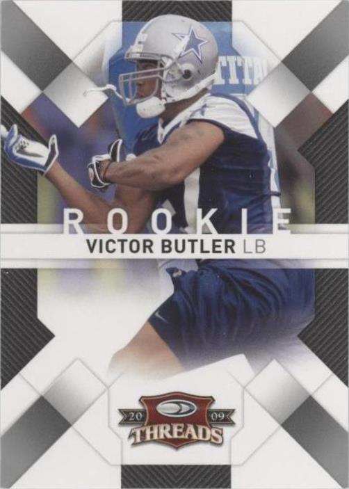 2009 Donruss Threads - Rookies #199 Victor Butler /999 (RC) for sale ...