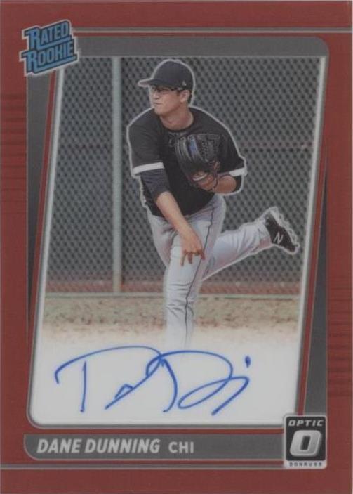 2021 Panini Donruss Optic - Rated Rookie Signatures Dane Dunning #RRS ...