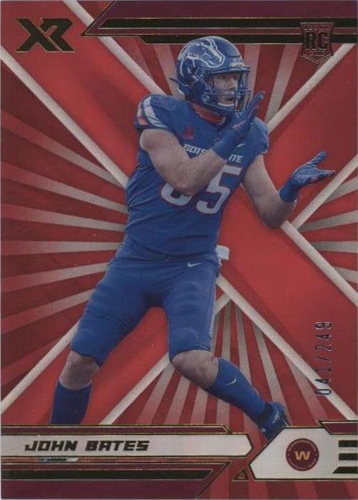 2021 Panini XR - Rookies Red #179 John Bates /249 (RC) for sale online ...