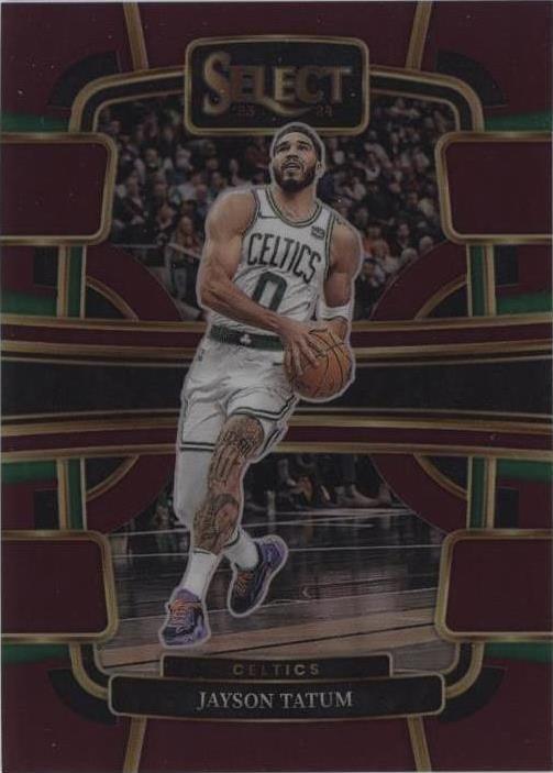 2023-24 Panini Select - Concourse Jayson Tatum #45 Maroon Prizm /175 ...
