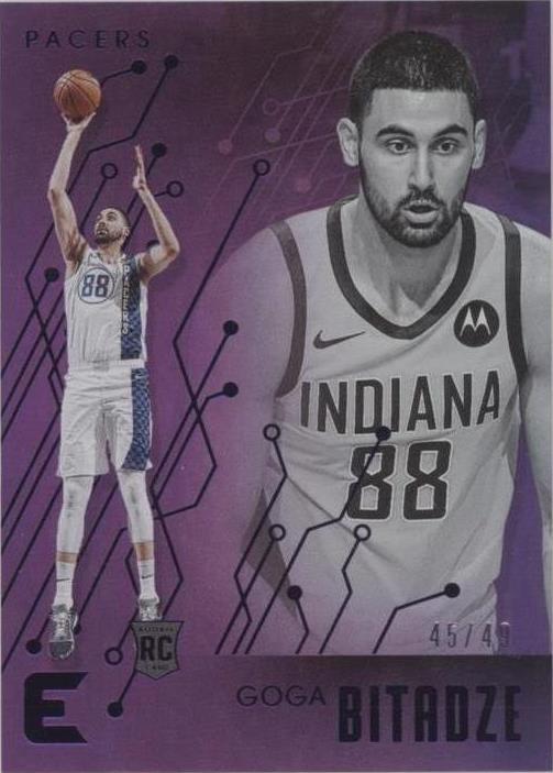 2019-20 Panini Chronicles - Essentials Purple #235 Goga Bitadze /49 (RC ...