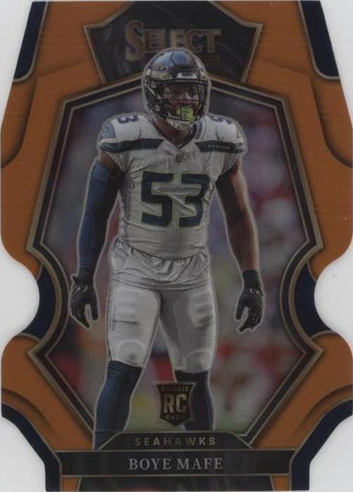 2022 Panini Select - Premier Level Boye Mafe #191 Orange Prizm Die-Cut ...