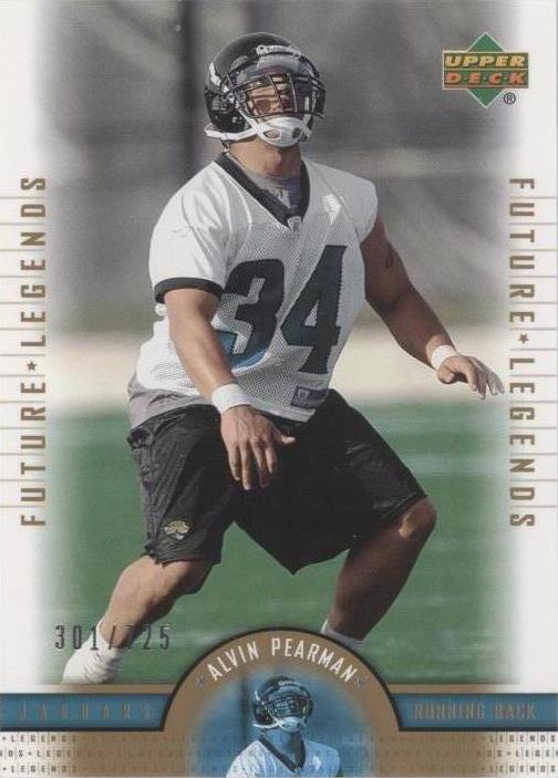 2005 Upper Deck NFL Legends - Future Legends #192 Alvin Pearman /725 ...
