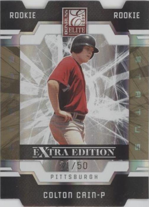 2009 Donruss Elite Extra Edition - Colton Cain #107 Status Gold /50 (RC ...