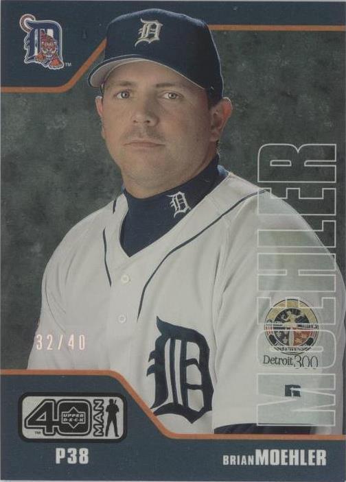 2002 Upper Deck 40 Man - Brian Moehler #351 Electric Rainbow /40 for ...