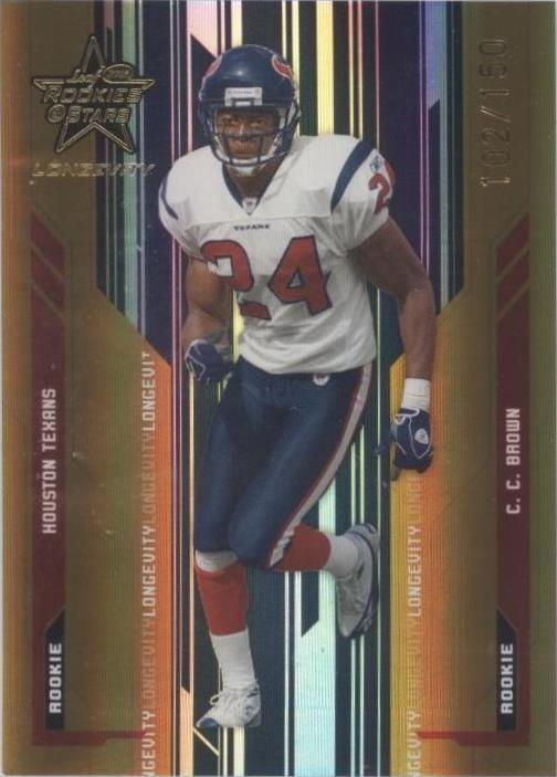 2005 Leaf Rookies & Stars Longevity - Gold #178 C.C. Brown /150 (RC) for sale online | eBay