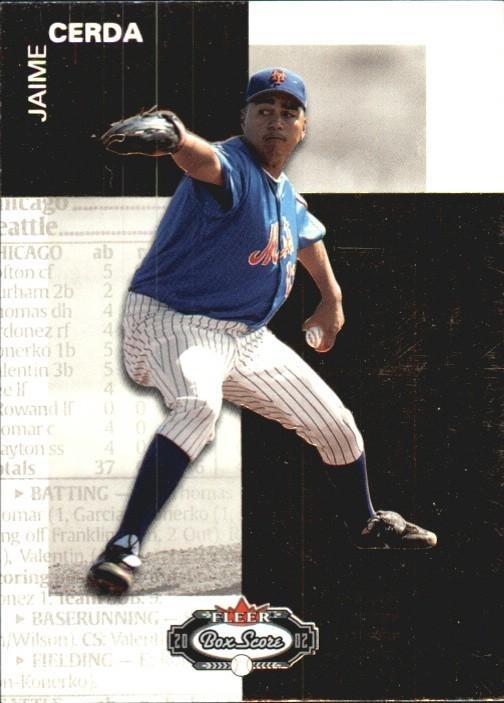 2002 Fleer Box Score - Jaime Cerda #148 1st Edition /100 (RC) for sale ...