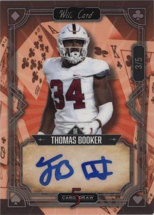 2022 Wild Card 5 Card Draw - Classic Rainbow Holo Foil - Orange #5CDCL ...