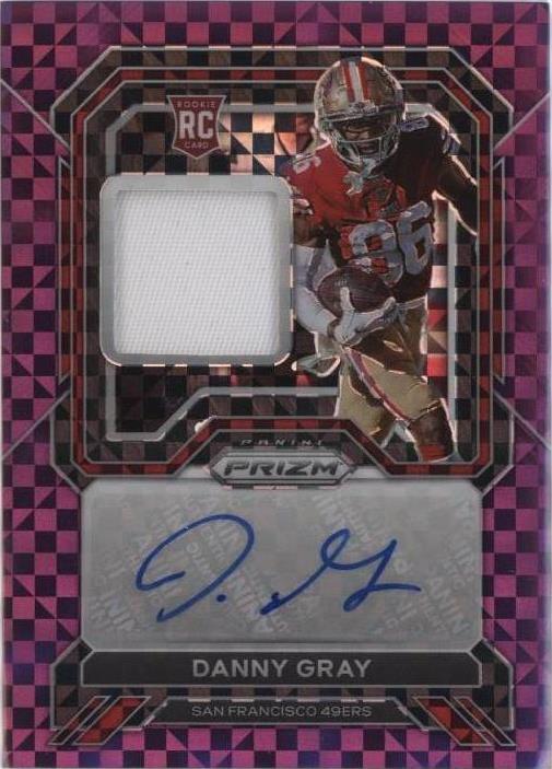 2022 Panini Prizm - Rookie Patch Autographs Danny Gray #RPA-DG Purple ...