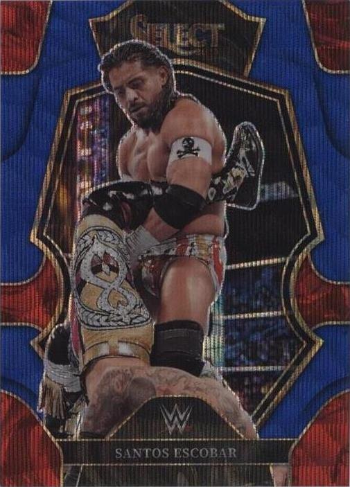 2023 Panini Select WWE - Premier Level Santos Escobar #155 Blue Wave ...