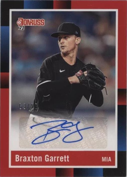 2022 Panini Donruss - Retro 1988 Signatures Red #R88S-BG Braxton ...