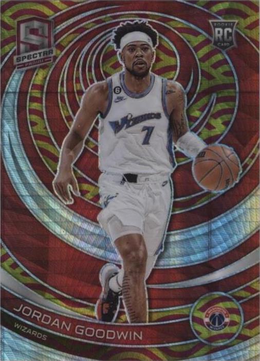2022-23 Panini Spectra - Rookies Asia Red & Yellow Prizm #188 Jordan ...