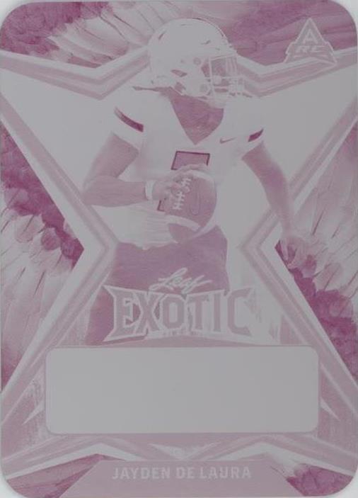2022 Leaf Exotic - Printing Plate Magenta Parrot #BA-JDL Jayden De ...