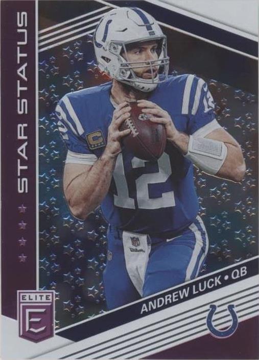 2019 Panini Donruss Elite - Star Status Purple #SS-5 Andrew Luck /75 ...