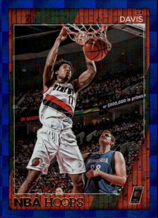 2016-17 Panini NBA Hoops - Blue Checkerboard #147 Ed Davis /75 for sale ...