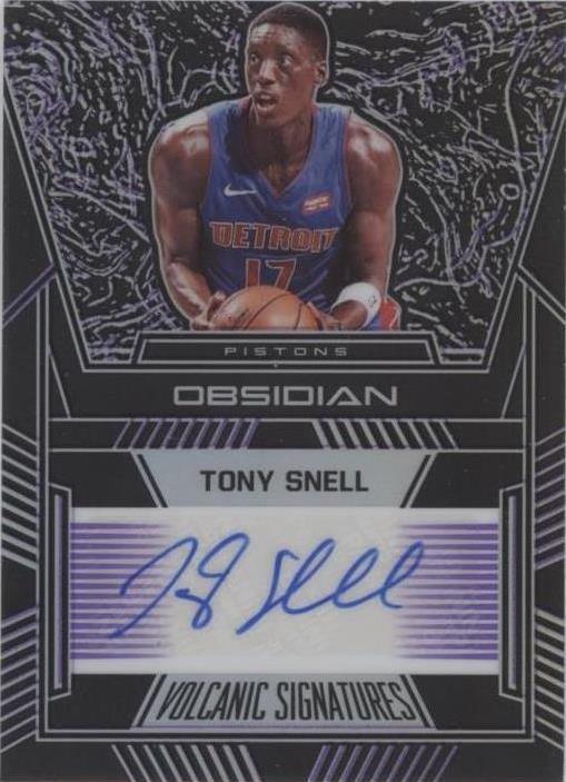 2019-20 Panini Obsidian - Volcanic Signatures Tony Snell #VS-TSN ...