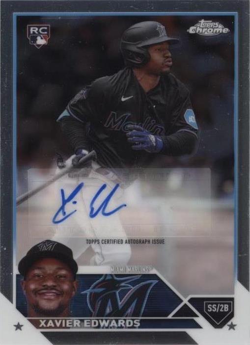 2023 Topps Chrome Update Series - Autographs #AC-XE Xavier Edwards (AU ...