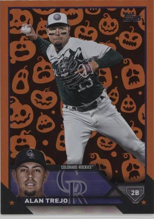 2023 Topps Update Series - Alan Trejo #US104 Jack-O'-Lantern Foil for ...