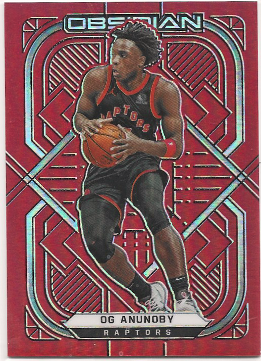 2020-21 Panini Obsidian - Electric Etch Red Flood #100 OG Anunoby for sale online | eBay
