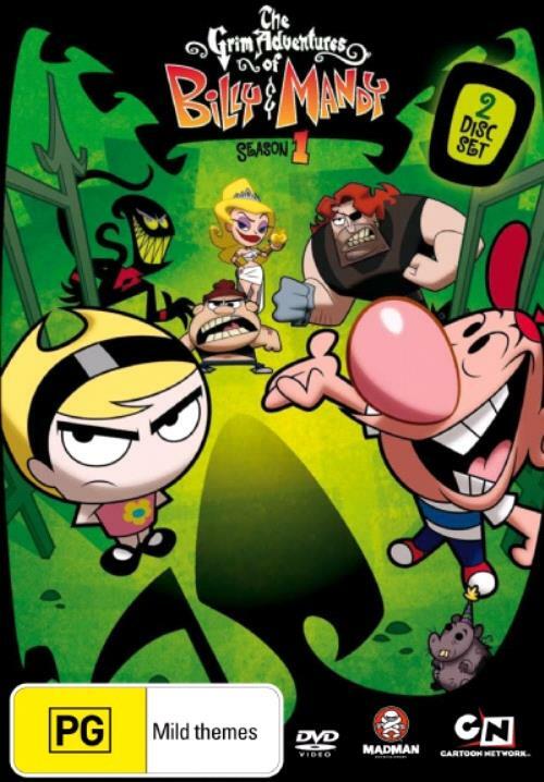 Grim Adventures of Billy and Mandy, the : Vol 1 (DVD, 2001) for sale ...