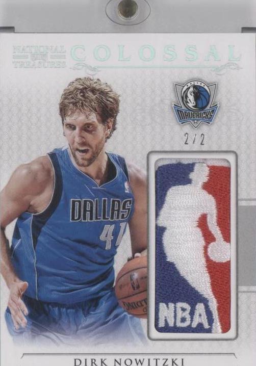 2012-13 Panini National Treasures - Colossal NBA Logoman #3 Dirk ...