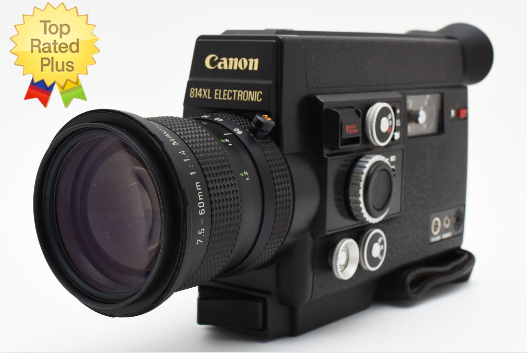 EXC+5】 Canon 814XL Electronic Super 8 Movie 8mm Film Camera EXC+5】 Canon 814XL Electronic Super 8 Movie 8mm Film Camera