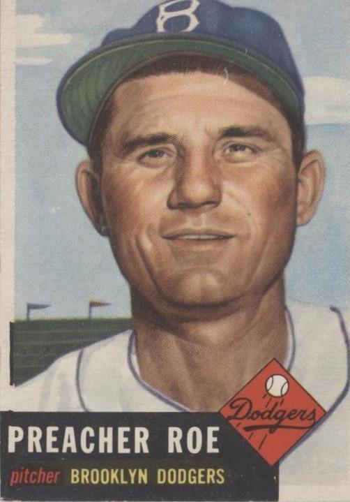 1953 Topps - High # #254 Preacher Roe for sale online | eBay