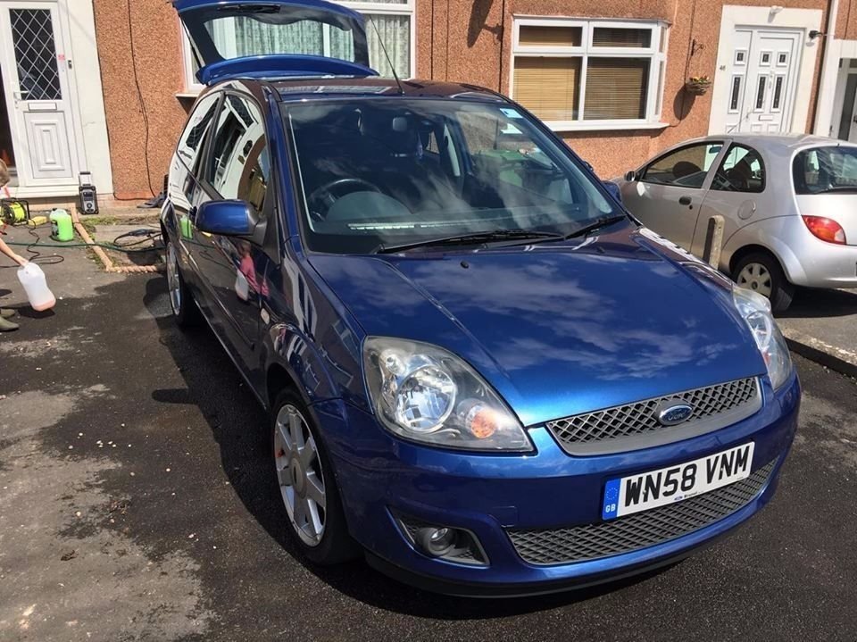 Ford Fiesta Zetec Blue 1.4 MK6 58 Plate 3dr 51k Miles Full Service ...