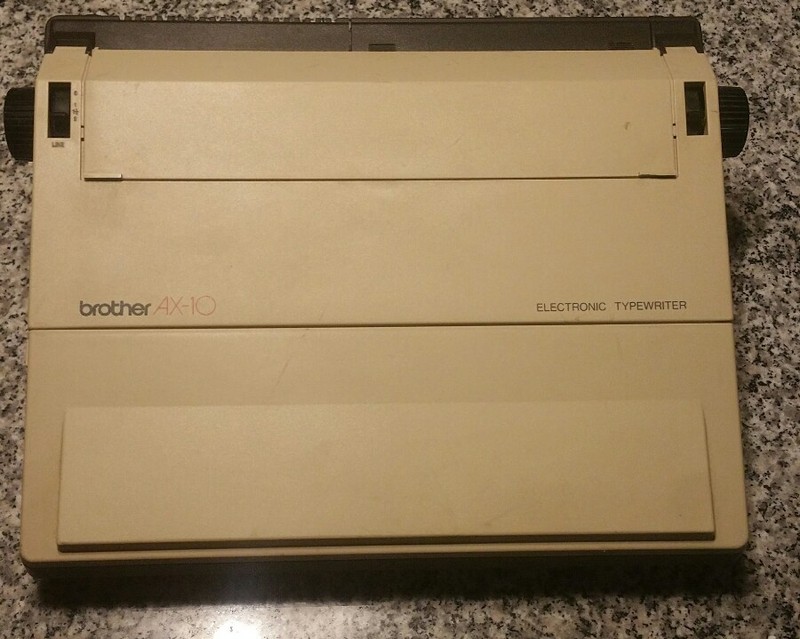 Brother typewriter photos of Brother AX-10 by year then serial number ...