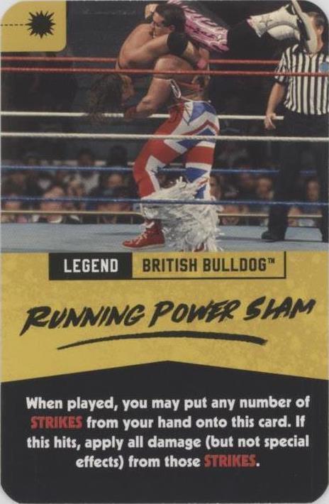 2020 WWE Legends Royal Rumble Card Game - The British Bulldog for sale ...