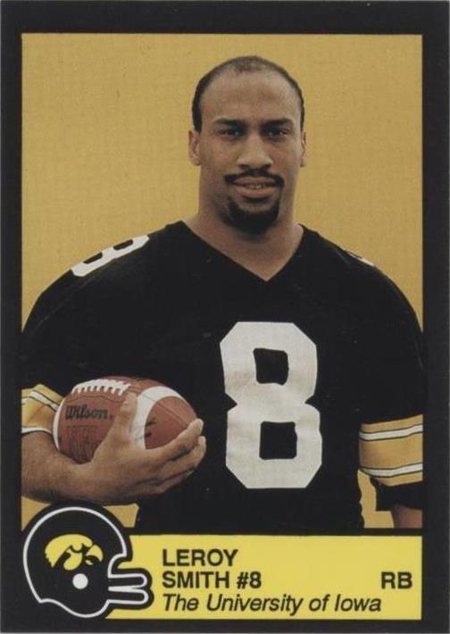 1989 Iowa Hawkeyes Team Issue - Leroy Smith (RC) for sale online | eBay
