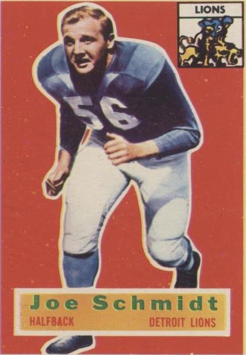 1956 Topps - #44 Joe Schmidt (RC) for sale online | eBay