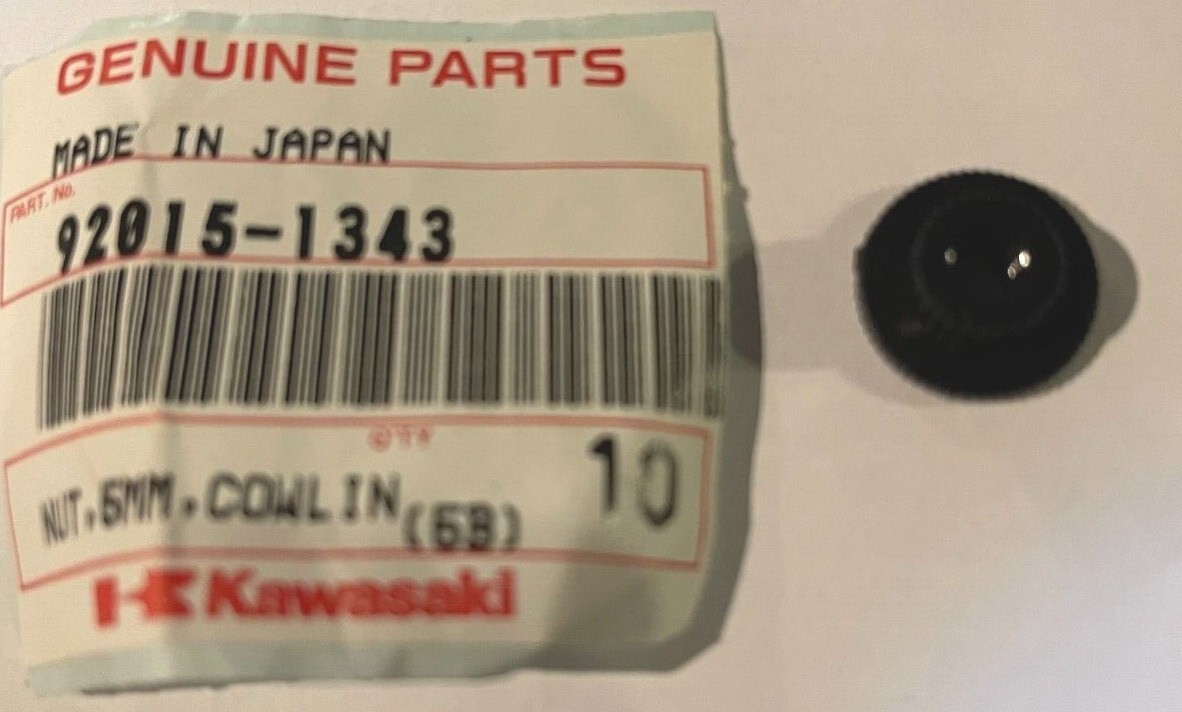 ***NOS KAWASAKI 92015-1343 NUT,5MM,COWLING (ACTIVE #)のeBay公認海外通販｜セカイモン