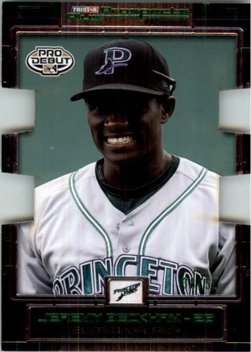 2008 TRISTAR Prospects Plus - Jeremy Beckham #111 Prominent Green Die ...