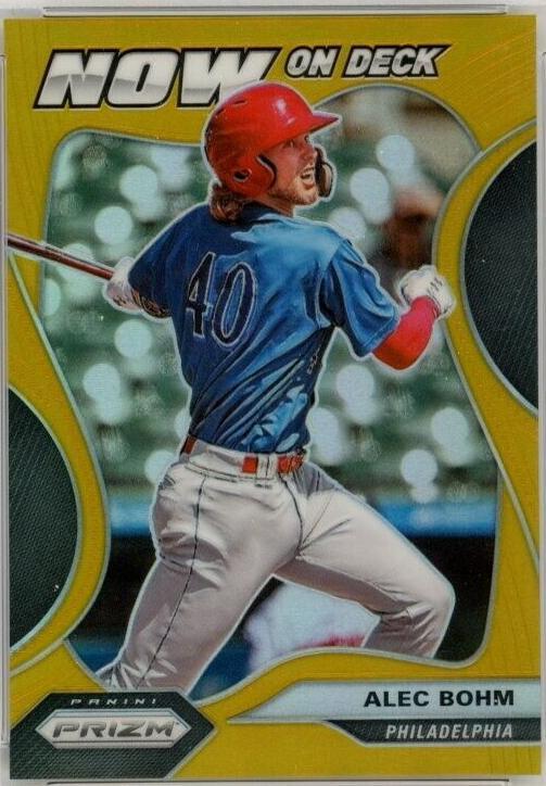 2020 Panini Prizm - Now on Deck Alec Bohm #NOD-13 Gold Prizm /10 (RC) for sale online | eBay