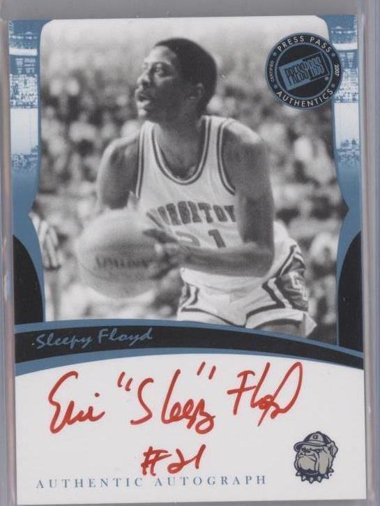 2006-07 Press Pass Legends - Autographs Sleepy Floyd Red Ink (AU) for ...