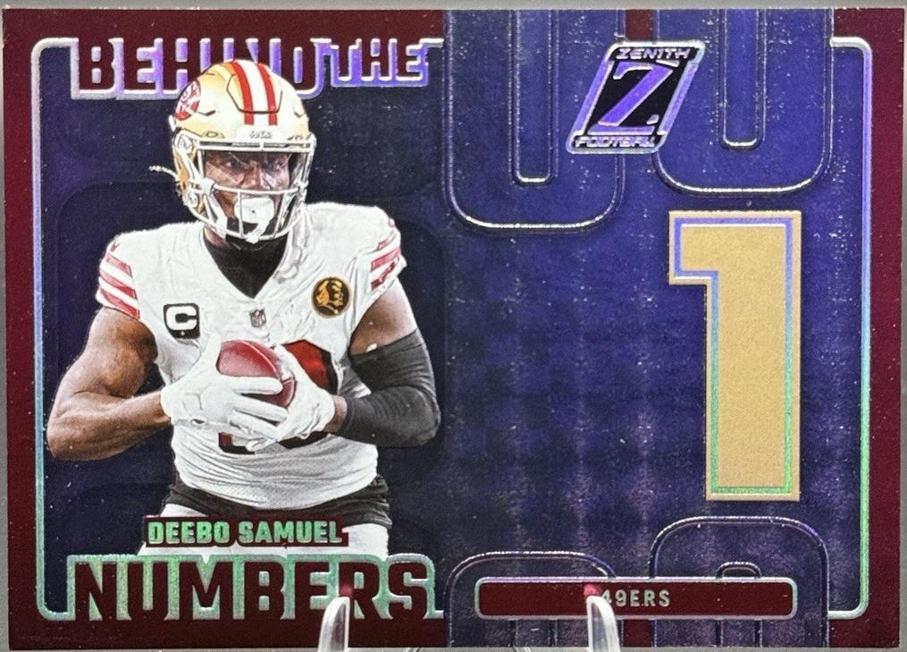 2024 Panini Zenith - Behind the Numbers Deebo Samuel #22 for sale ...