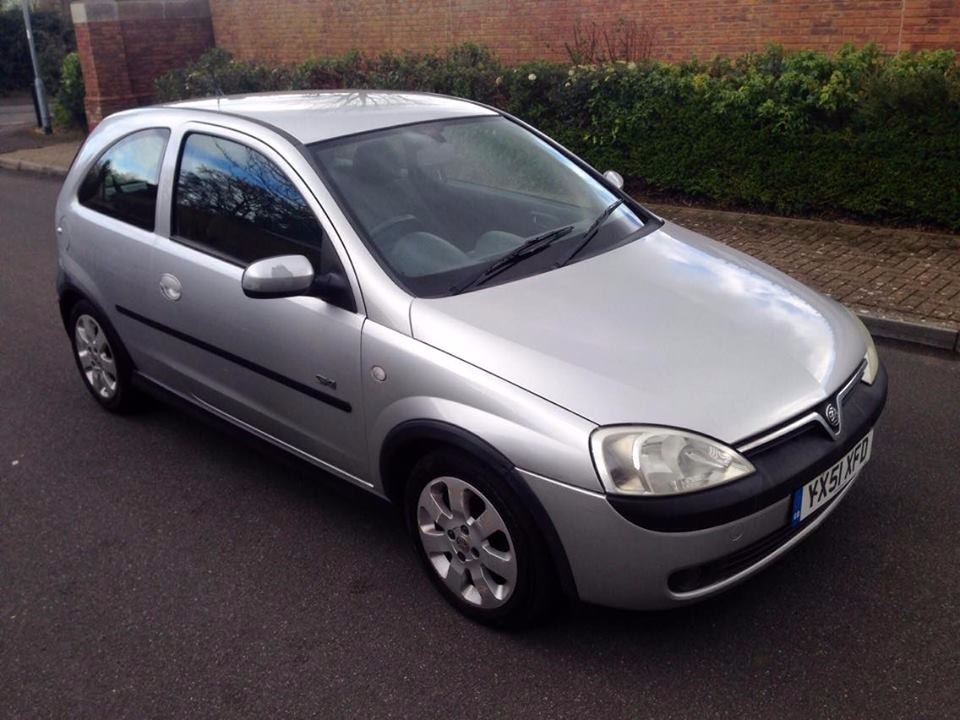 2001 51 Reg Vauxhall Corsa 1.2 SXI, Petrol, Manual, Metallic Silver, 3 ...