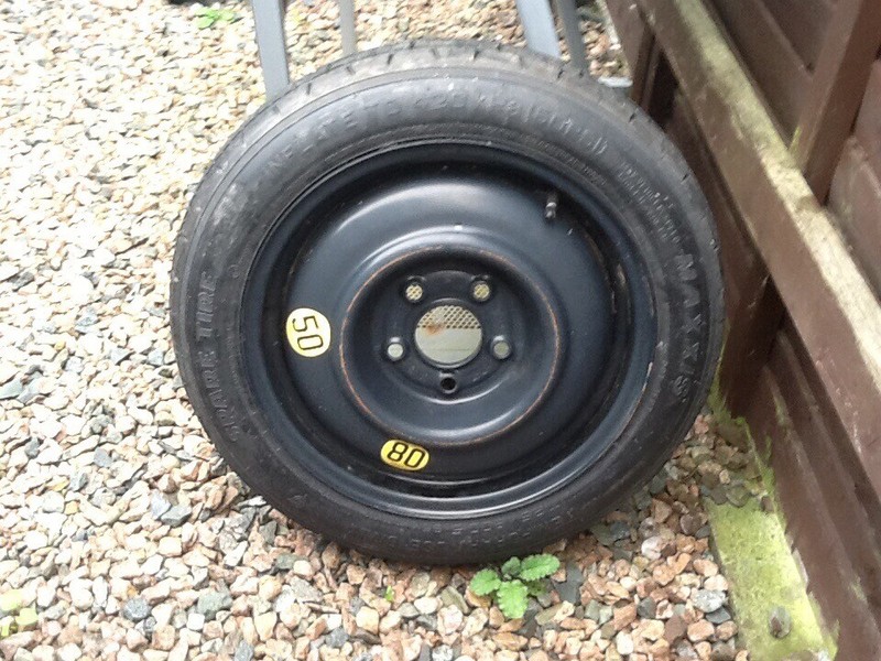 Dacia Duster spare wheel