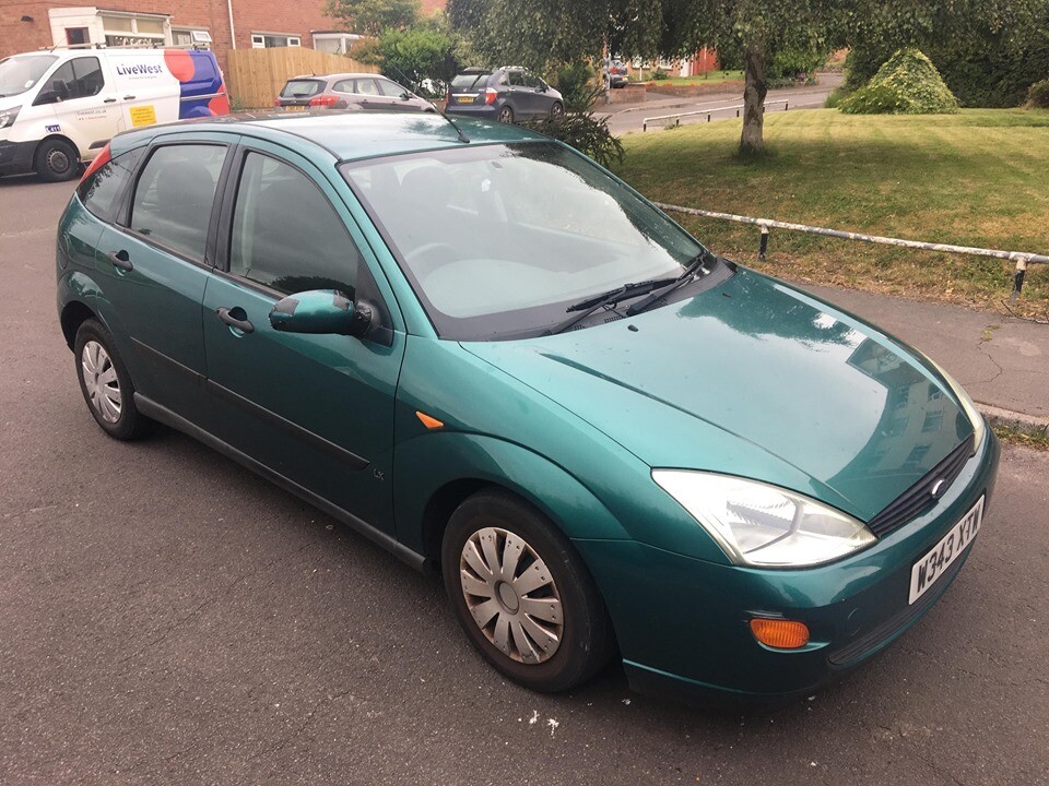 2000 W Reg Ford Focus 1.8 LX, Petrol, Manual, 5 Door, Metallic Green ...
