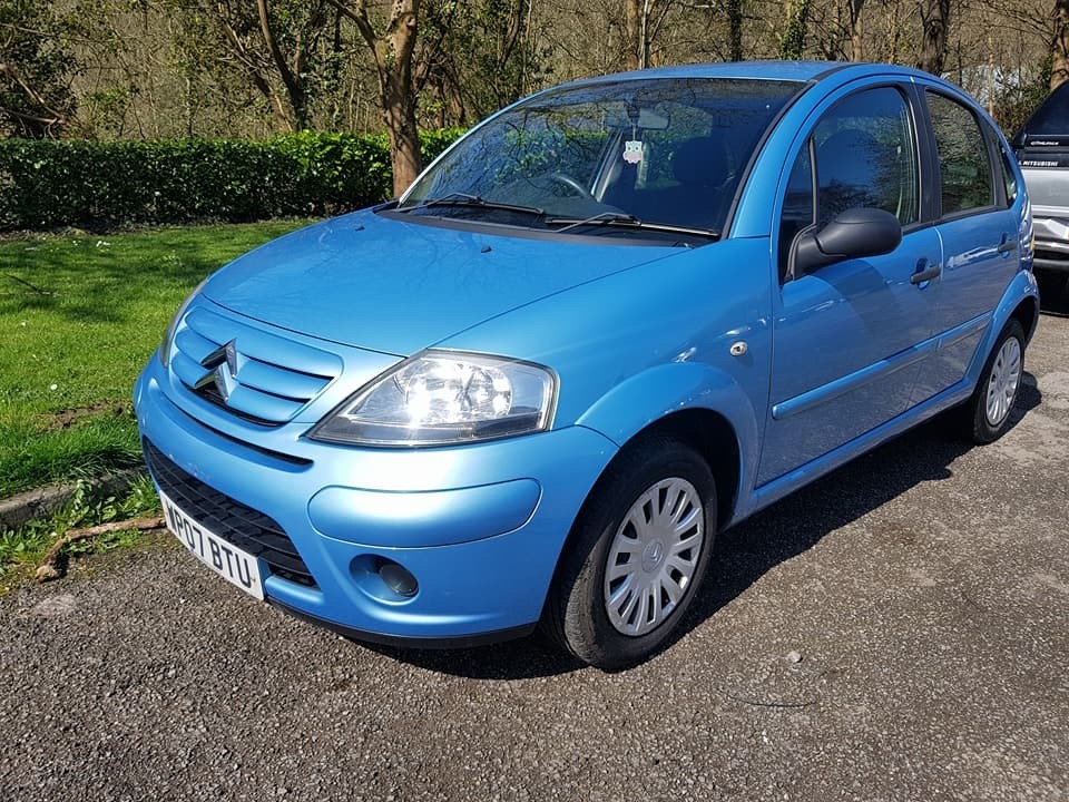 2007 citroen c3 in mettalic blue ideal first car cheap on fuel tax and ...