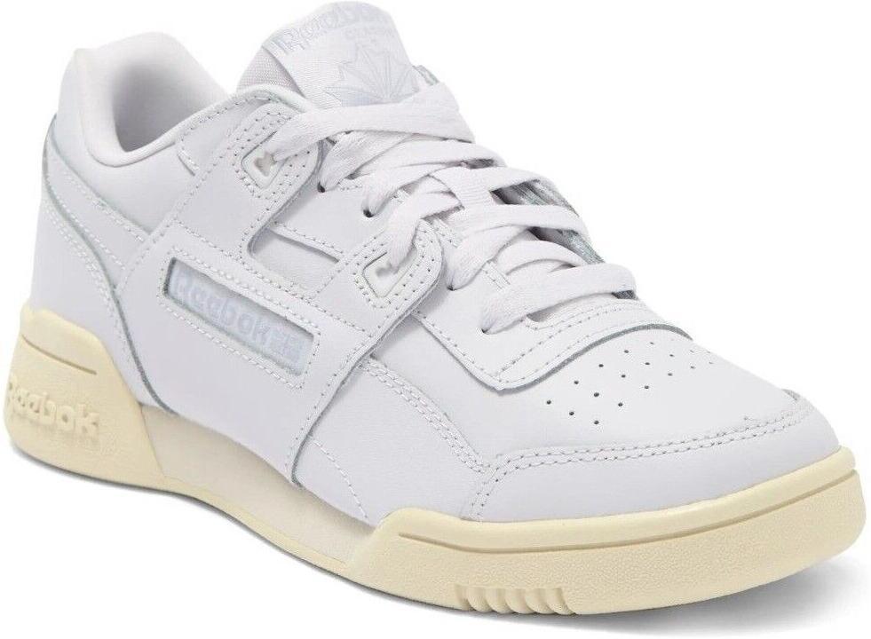 Size 9.5 - Reebok Workout Lo Plus White for sale online | eBay