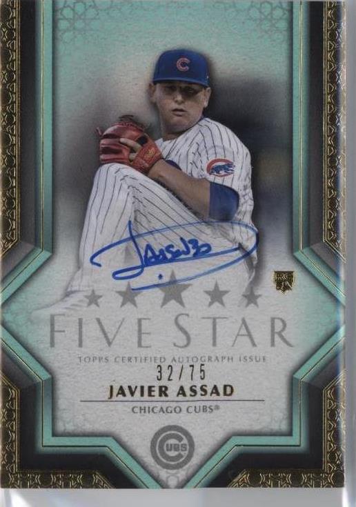 2023 Topps Five Star - Autographs Aqua #FSA-JA Javier Assad /75 (AU, RC ...