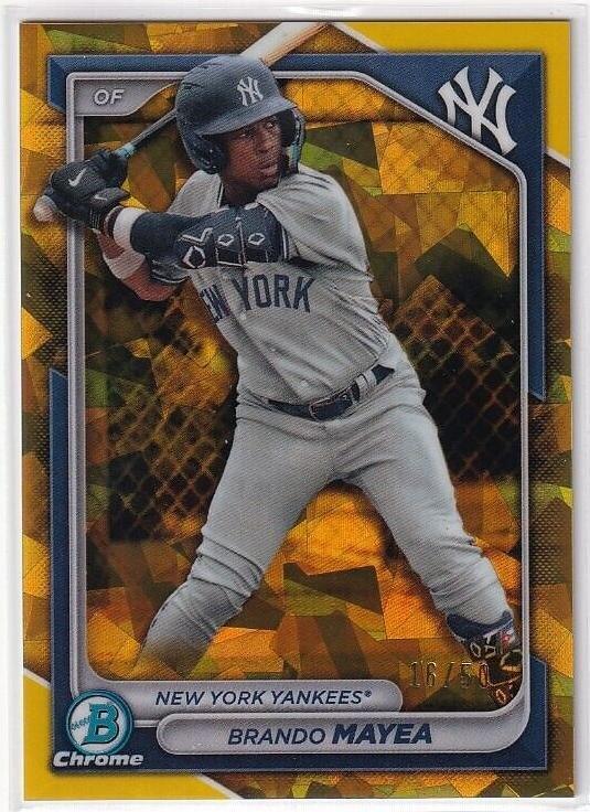 2024 Bowman Sapphire Edition - Chrome Prospects Brando Mayea #BCP-84 ...