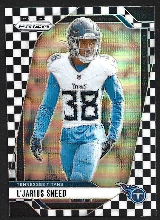2024 Panini Prizm - L'Jarius Sneed #283 Black & White Checker Prizm for ...